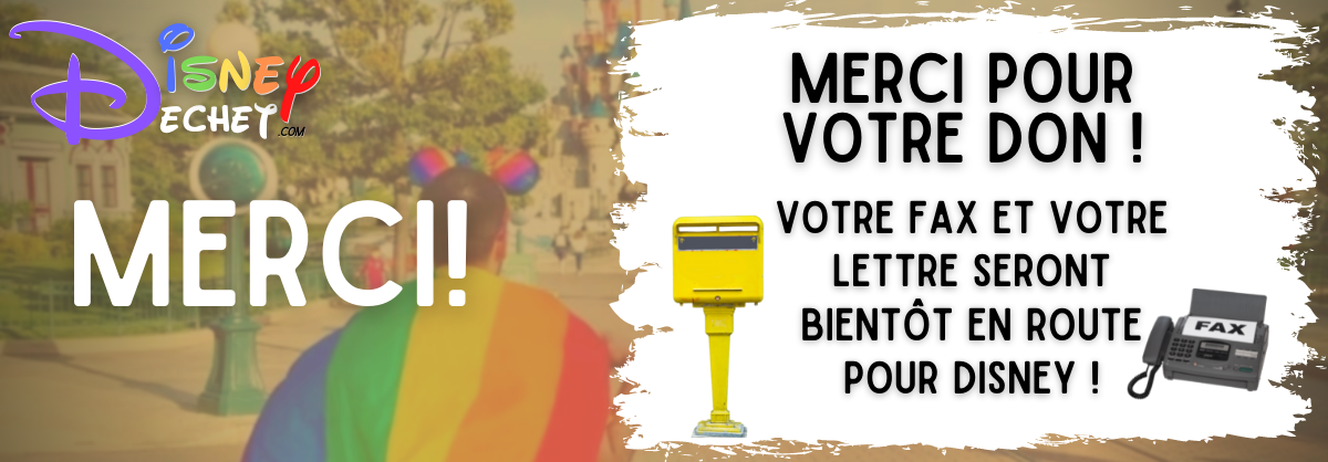 Donation – Merci (FR) - Dump Disney